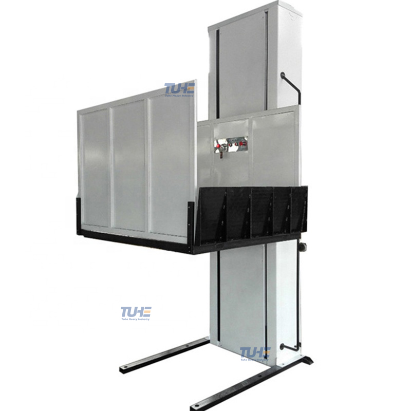 Barrier free vertical platform lift for the disabled - Tuhe lift